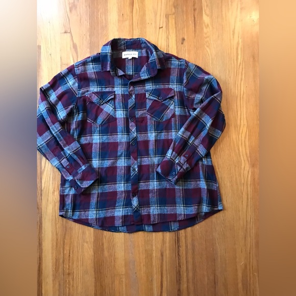 Dapper Boi | Tops | Androgynous Dapper Boi Flannel Large Euc | Poshmark